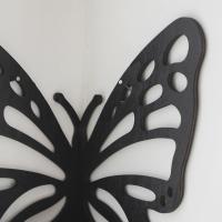 China Wooden Butterfly Corner Shelf Creative Shelf Wall Decorations Candle Holders For Home Decor for sale