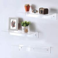 China Modern Wooden Wall Shelf for Home Decor in Elegant White Color for sale