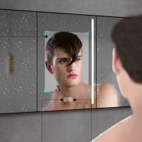 China New Style Bathroom Mirror 800mm Aluminum Alloy Frame for sale