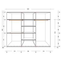 China Black 70AF Shop fittings Aluminum Structural Frame for sale