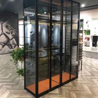 China Glass Cabinet Bedroom Retail Display Aluminum Alloy Frame for sale