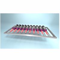 China Rack Wine Storage Holde 413mm Width Aluminum Display Shelf for sale