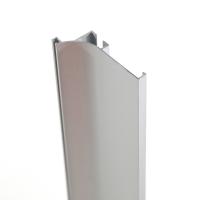 China Silver Cabinet Edge Aluminium Kitchen Handles for sale