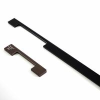 China 80mm Aluminum Kitchen Wardrobe Handles for sale