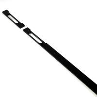 China 220mm Aluminium Furniture Handles Black Sliding Cupboard Door Handles for sale