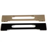 China 220mm Aluminium Furniture Handles Black Sliding Cupboard Door Handles for sale