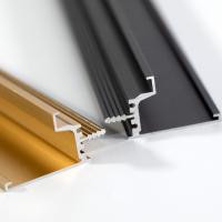 China RCR 1641 Matt Grey Black Square Long Aluminium Drawer Handles for sale