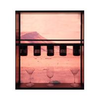 China Kitchen XJ1103 Light Panel Aluminum Display Shelf for sale