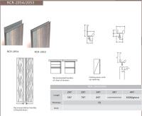 China RCR 2053 Customized Aluminium Kitchen Handles for sale