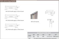China RCR-367 397mm Customize Aluminium Door Pull Handles for sale