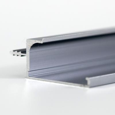 China 397mm Easy Installation Kitchen Gray Aluminium Cabinet Handles for sale