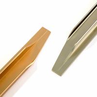 China Yellow Simple Kitchen 397mm Aluminium Drawer Handles for sale