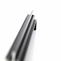 China Cabinet Square Hidden Pull Handles Black 18mm Thickness for Living Room for sale