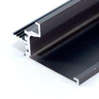 China Furniture Half Edge 22mm Thickness Aluminium Drawer Handles for sale