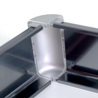 China Luxury Kitchen Furniture Hidden Pull Handles Black For Modern Cabinet for sale