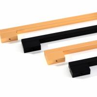 China Luxury Kitchen Furniture Hidden Pull Handles 160mm Aluminium Drawer Handles for sale