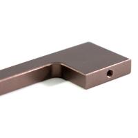 China Customized Sizes Half Edge Golden Aluminium Drawer Handles for sale