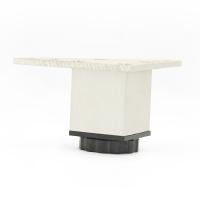 China Adjustable feet Aluminum alloy Metal triangular table legs for sale