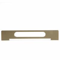 China 247mm Customized Polished Silver Aluminium Cabinet Handle For Kitchen for sale