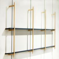 China Gold Aluminum Wall Shelf for sale