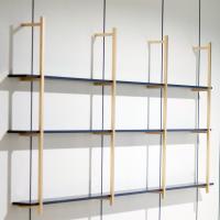 China Gold Aluminum Wall Shelf for sale