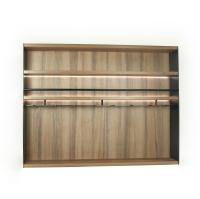 China 12 Hook Rustic Wall Mounted Kitchen Wood Rack 60X60X50cm for sale