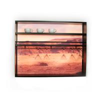 China 60X90X50cm LED Wall Mounted Aluminum Display Shelf for sale