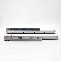 China 550mm Telescopic 3 Bearing Stainless Steel Slide Door Rails for sale