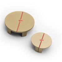 China ISO14001 6mm 9mm Gold Brass Kitchen Drawer Knobs for sale