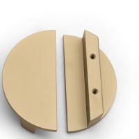 China ISO14001 6mm 9mm Gold Brass Kitchen Drawer Knobs for sale