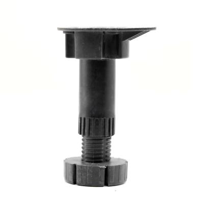 China 10cm 12cm 15cm Adjustable Plastic Furniture Foot for sale
