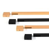 China SGS U Shape Plated 12in Aluminium Assemble Gold Cabinet Door Handles for sale