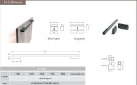 China SGS U Shape Plated 12in Aluminium Assemble Gold Cabinet Door Handles for sale