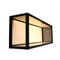 China 810x200x298mm Aluminum Luminous Cube Wall Shelf For Living Room Decor for sale