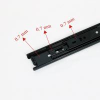 China SGS 35mm 3 Fold Full Extension Ball Bearing Drawer Runners for sale
