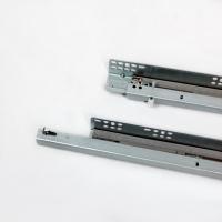 China 2 Fold Ball Bearing Hidden Furniture Drawer Slides 550mm For Kitchen Cabinet for sale