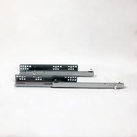 China 2 Fold Ball Bearing Hidden Furniture Drawer Slides 550mm For Kitchen Cabinet for sale