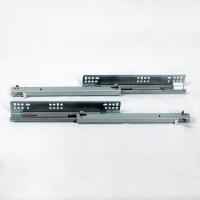 China Adjustable 600mm Zinc Full Extension Drawer Slide Rails for sale