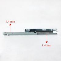 China Adjustable 600mm Zinc Full Extension Drawer Slide Rails for sale