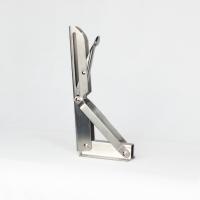 China 250mm Triangle Iron Folding Shelf Brackets For Furniture Industry for sale
