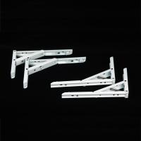 China SGS Satin Iron Folding Floating Shelf Brackets With High Bearing Gravity for sale