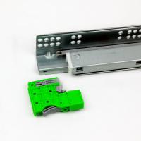 China Hidden Full Extension Adjustable Drawer Slides 600mm With Knobs for sale