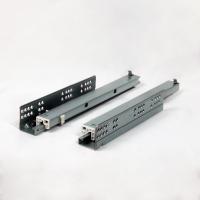 China 3 Fold Hidden Full Extension Furniture Drawer Slides Adjustable 300mm for sale
