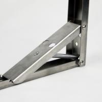 China Stainless Steel Wall Corner Mounting Bracket 195mm 245mm 295mm for sale