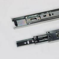 China Iron Tri Fold Furniture Drawer Slides 600mm For Kitchen Cabinet for sale