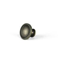China 25mm Vintage Zinc Alloy Round Bronze Cabinet Knobs for sale