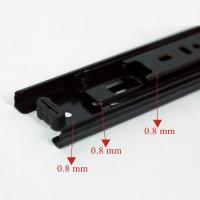 China SGS 45mm 3 Folding Full Extension Drawer Runners for sale