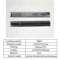 China 45mm Zinc Telescopic Channel Drawer Ball Bearing Slide for sale