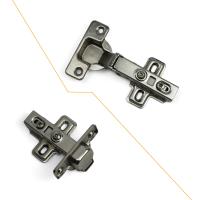 China Half Overlay Cabinet Furniture Hinges Kitchen Furniture Hardware Fittings 110mm for sale