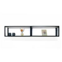 China Floating Simple Wall Shelf Aluminum Structural Frame For Living Room for sale